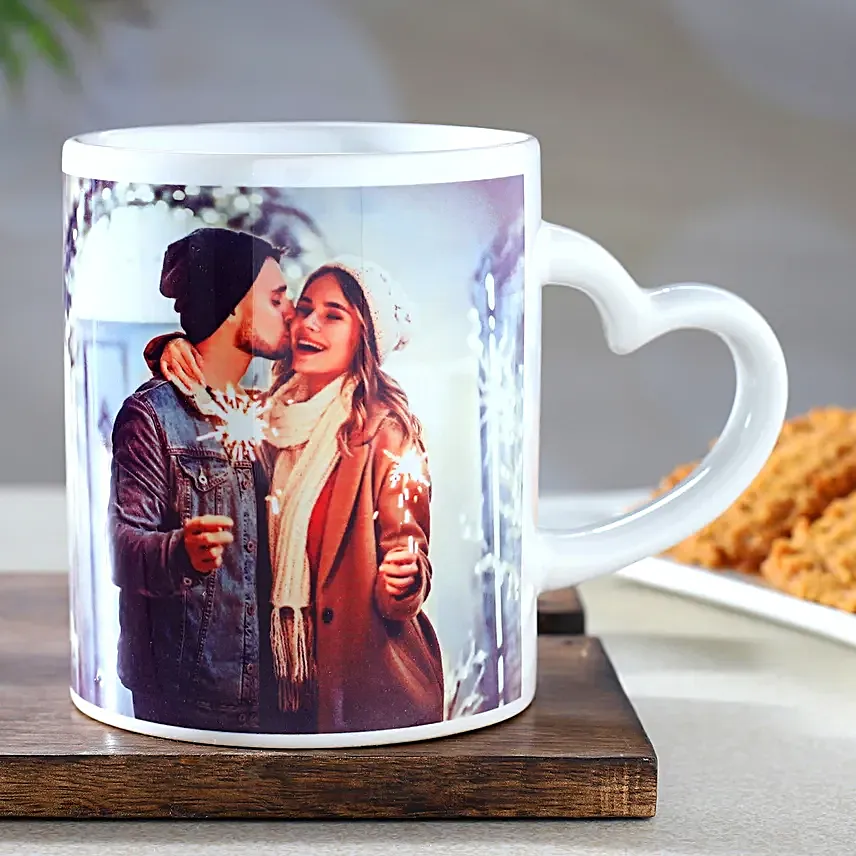 11OZ Heart Handle Mug - Satlok Sublimation
